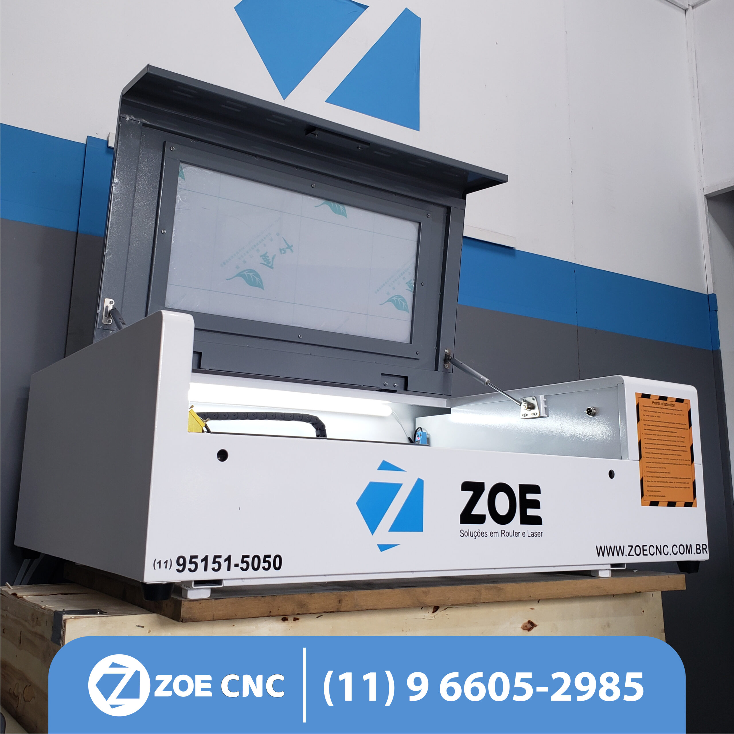 Máquina Laser 6040 - Zoe CNC
